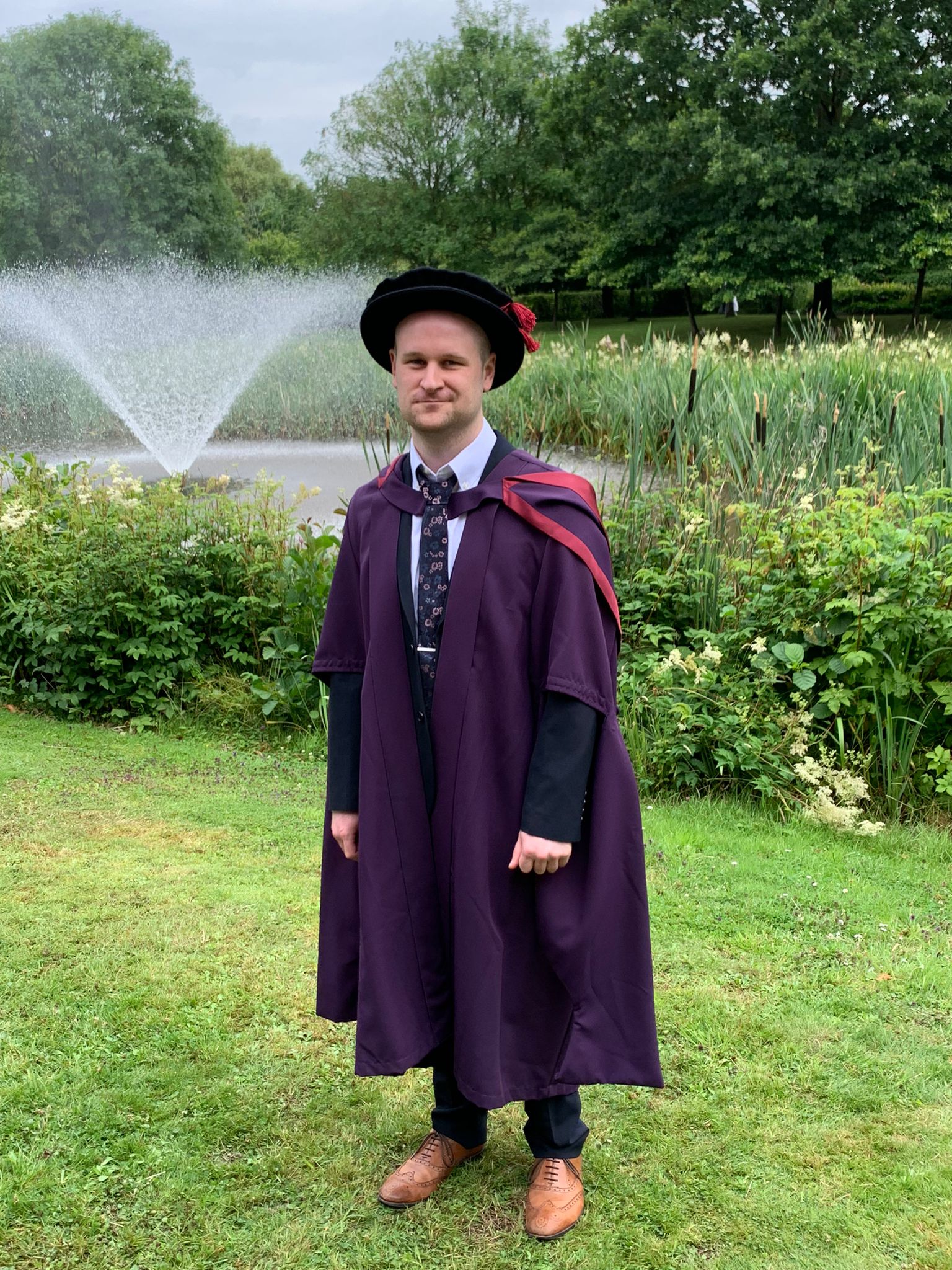 Matt Simpson graduates with a PhD from Loughborough University
