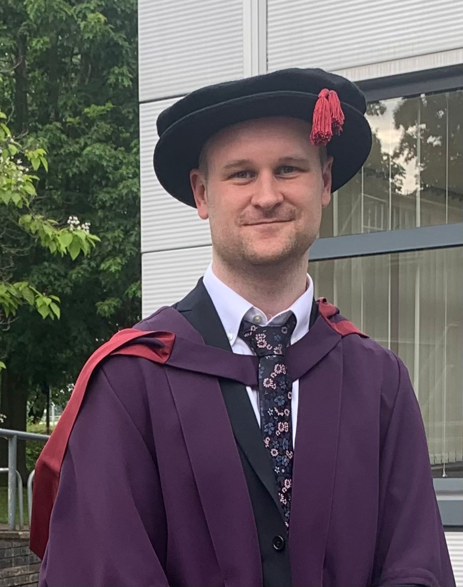 Matt Simpson graduates with a PhD from Loughborough University
